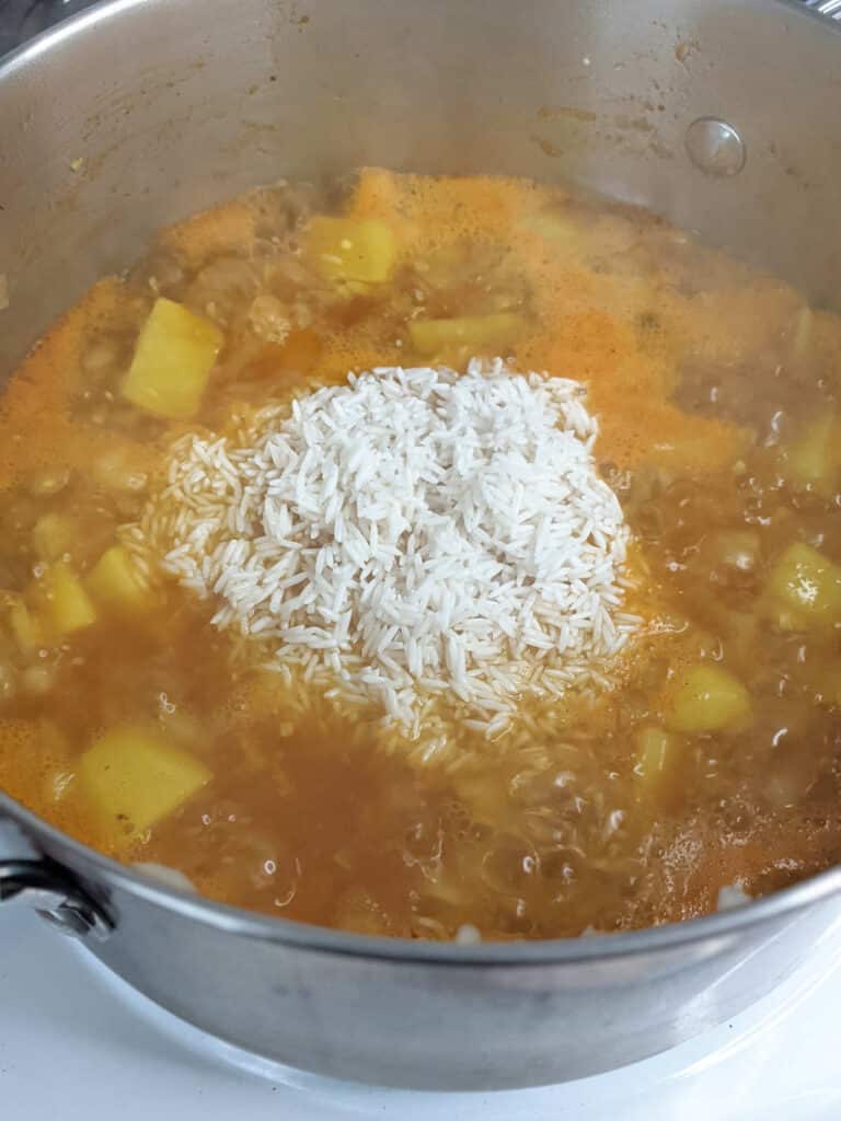 Easy Potato Rice (One-Pot) - Health My Lifestyle