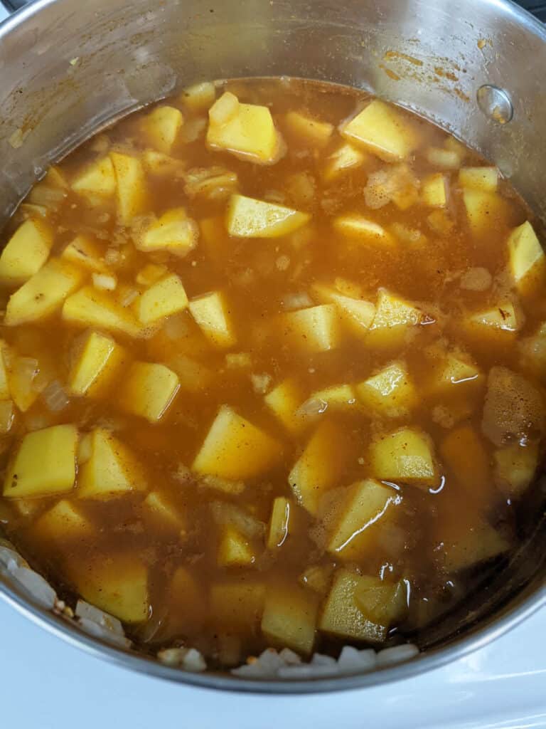 Easy Potato Rice (One-Pot) - Health My Lifestyle