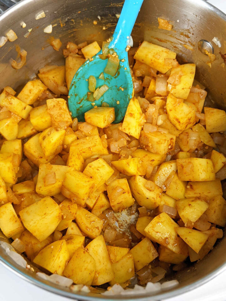 Easy Potato Rice (One-Pot) - Health My Lifestyle