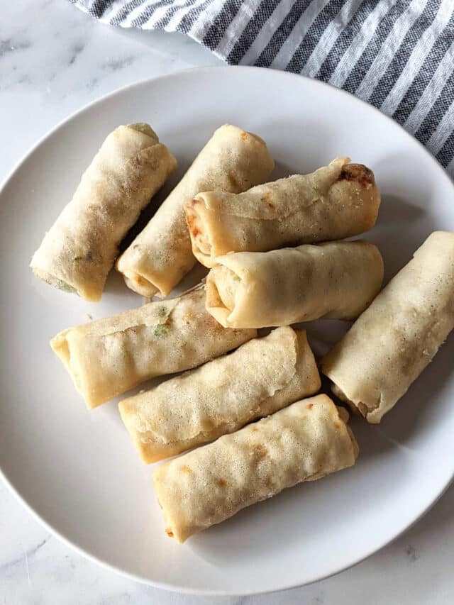 Easy Air Fryer Frozen Spring Rolls - Health My Lifestyle