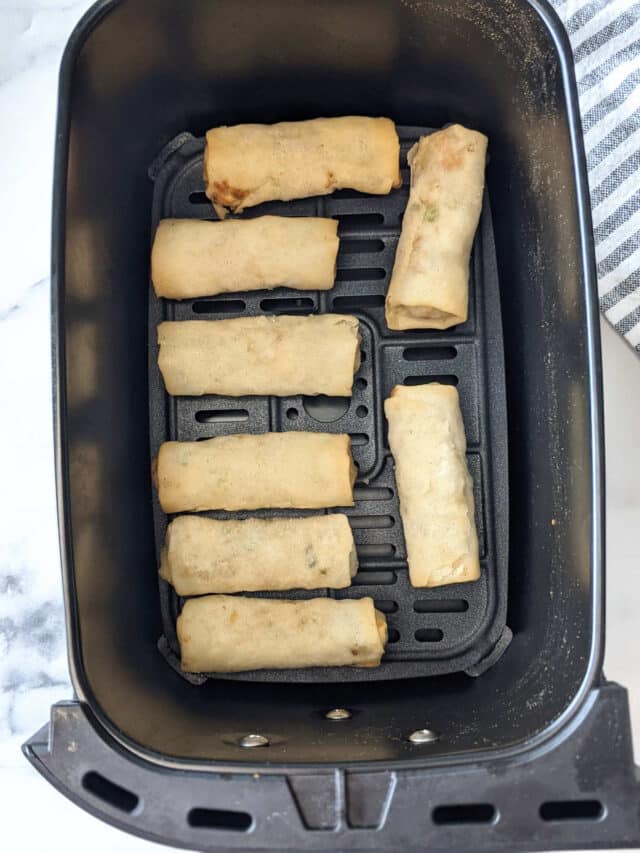 Easy Air Fryer Frozen Spring Rolls - Health My Lifestyle