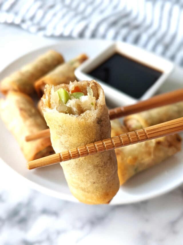 Easy Air Fryer Frozen Spring Rolls - Health My Lifestyle
