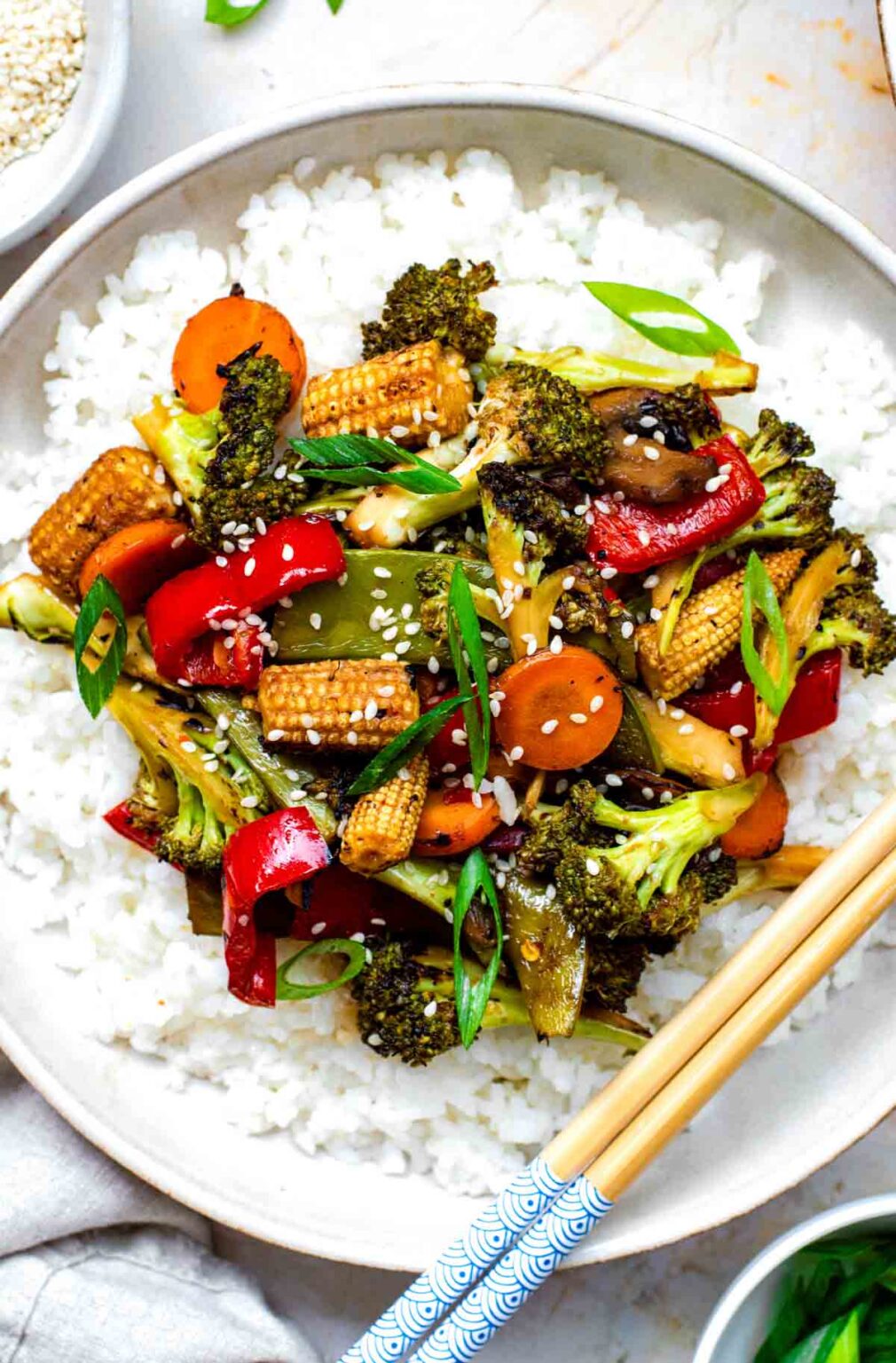 Easy Pad Pak (Thai Vegetable Stir-Fry)