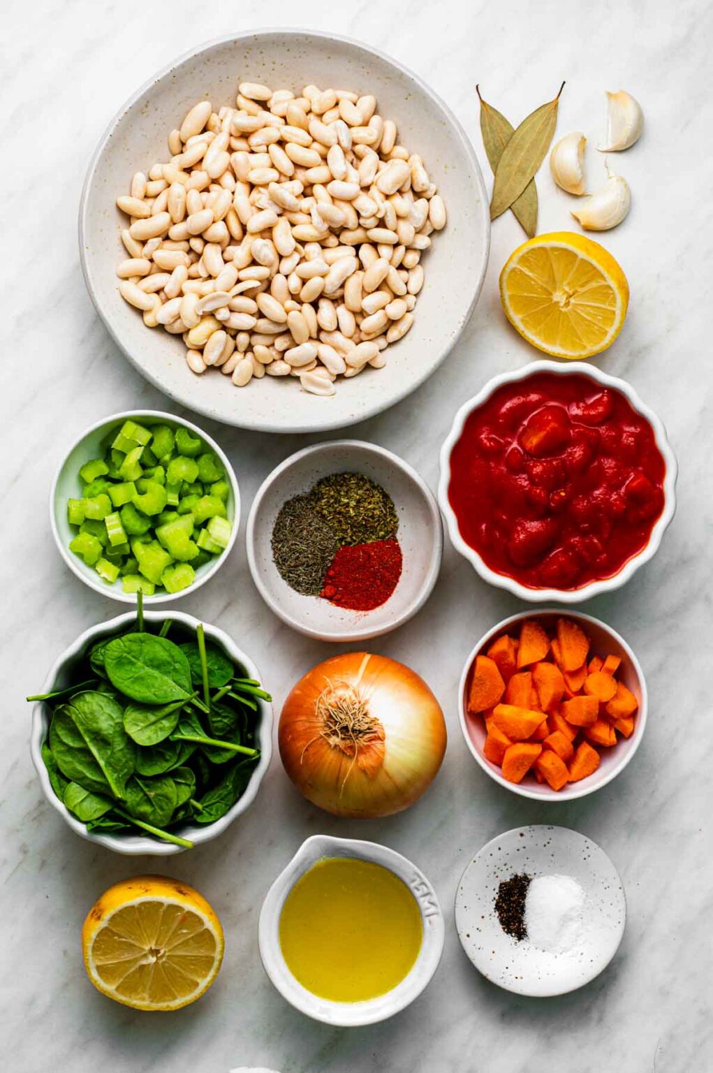 Cozy Navy Bean Vegetable Soup