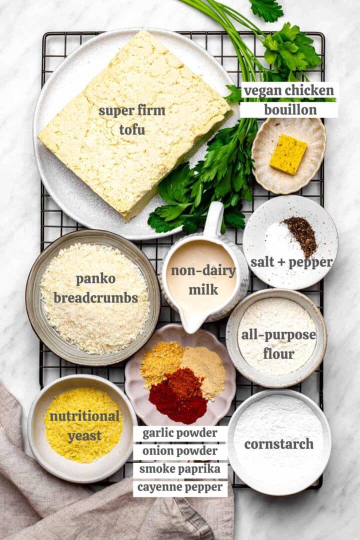 Crispy Tofu Chicken (Baked, Not Fried)