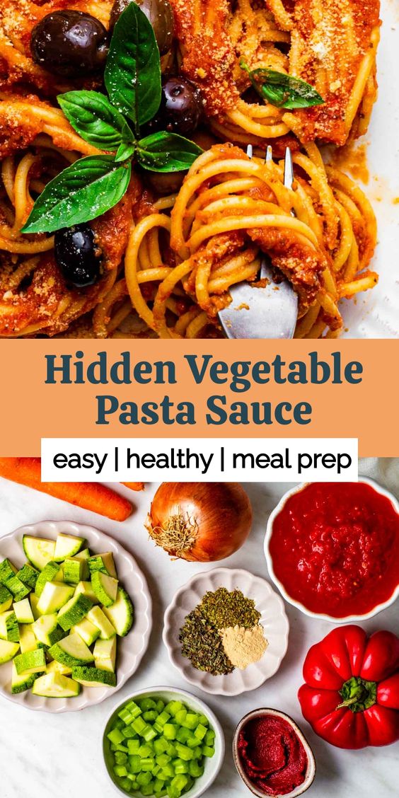 Hidden Veggie Pasta Sauce (Picky Eater Approved!)