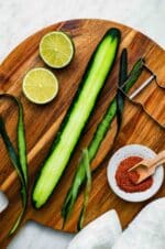 Tajin Cucumbers (Mexican Cucumber Salad)