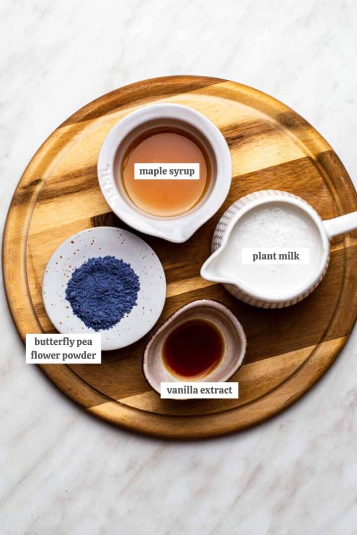 Blue Latte With Butterfly Pea Flower (Hot and Iced) - Health My Lifestyle