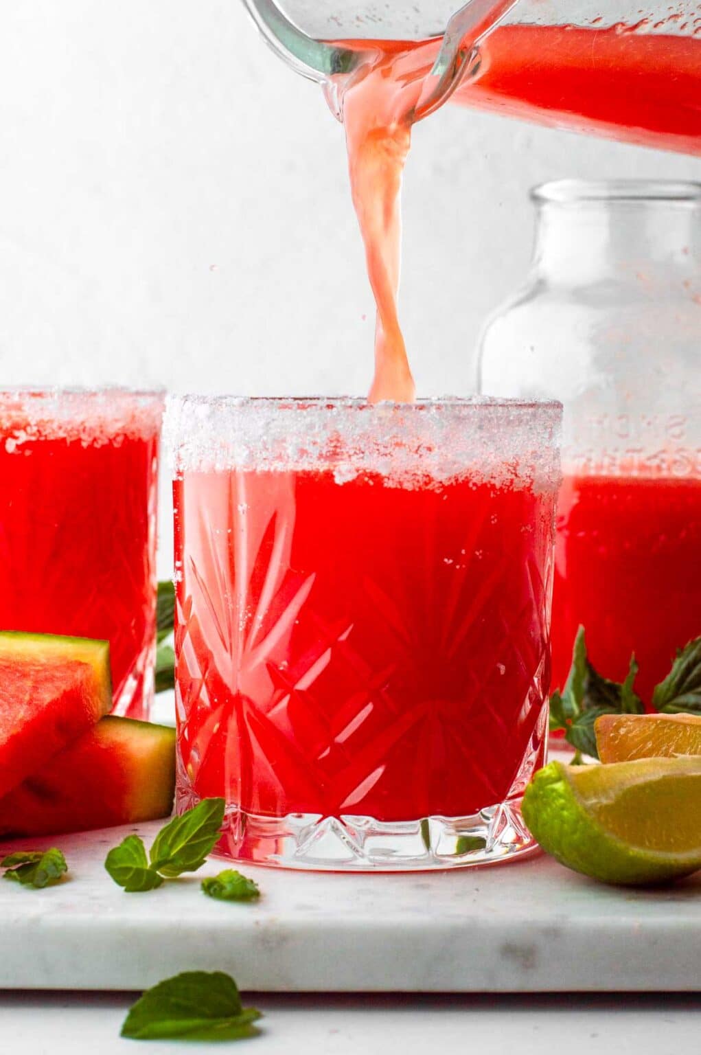 Watermelon Water (Easy Agua de Sandia Recipe) - Health My Lifestyle