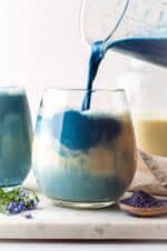 Blue Latte With Butterfly Pea Flower (Hot and Iced) - Health My Lifestyle